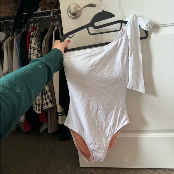 J. Crew | Swim | J Crew White Swim Suit Size New With Tags | Poshmark